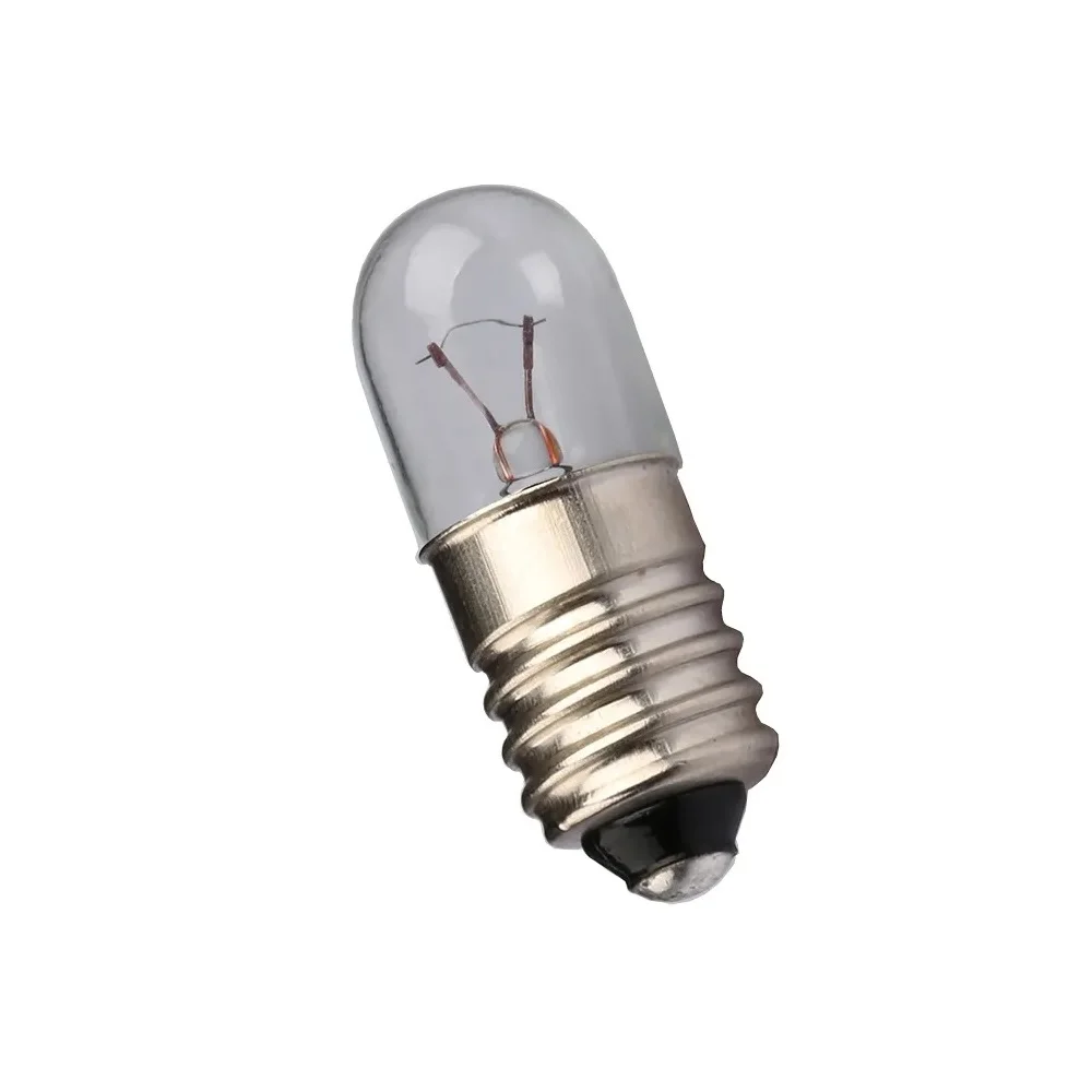 10-New-6-3V-250mA-T3-25-E10-Screw-Based-Incandescent-Clear-Bulb-Dial ...