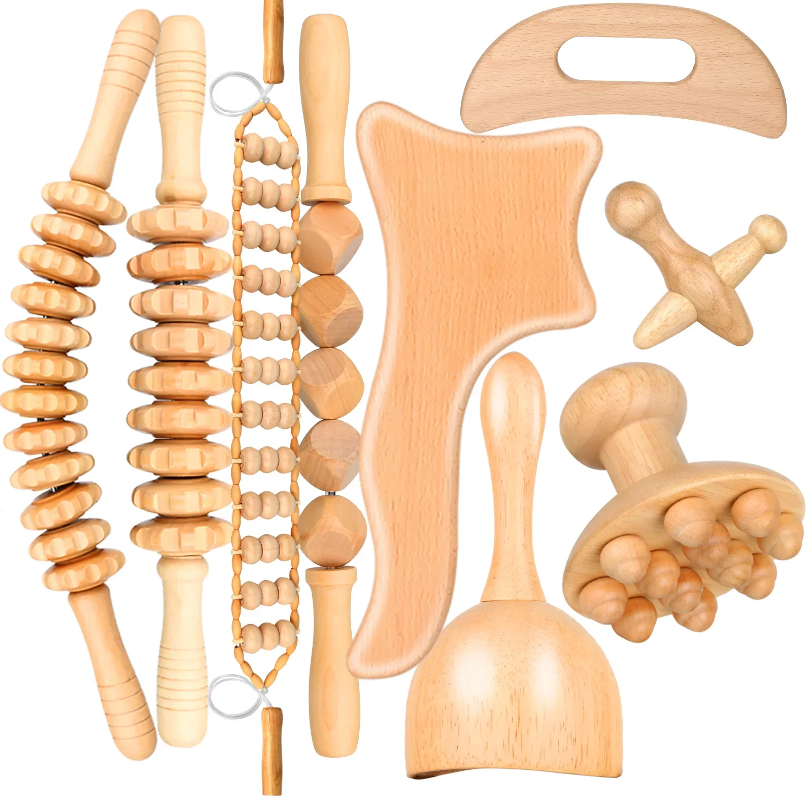 Wooden-Lymphatic-Drainage-Massager-Body-Sculpturing-Anti-Cellulite-Gua ...