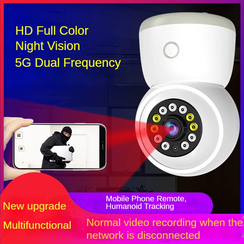 Ip Camera Wifi Security HD Monitoring Mobile Phone Remote Indoor Full ...