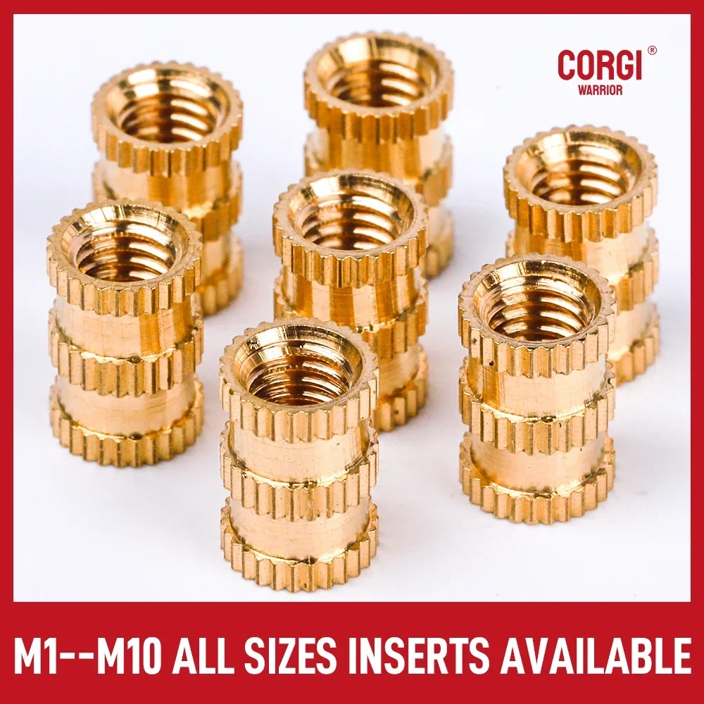 M1-To-M10-All-Size-Brass-Insert-Nuts-5-100pcs-Hot-Melt-Knurled-Thread ...