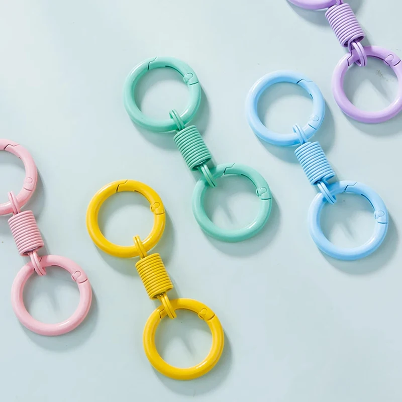 Kawaii Macaroon Keychain Girl Cute Key Ring Buckle Holder Kids Jewelry ...
