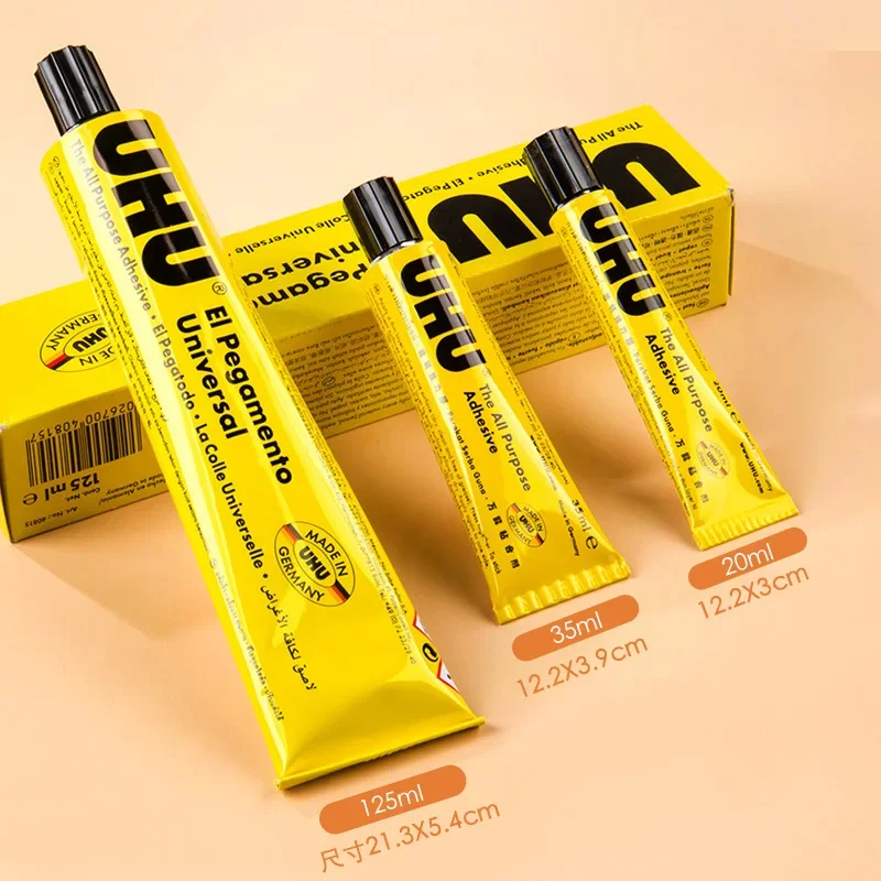 Germany-Uhu-Glue-35Ml-Model-Glass-Metal-Diy-Adhesive-Building-Wood-Mending-Shoes-Transparent ...