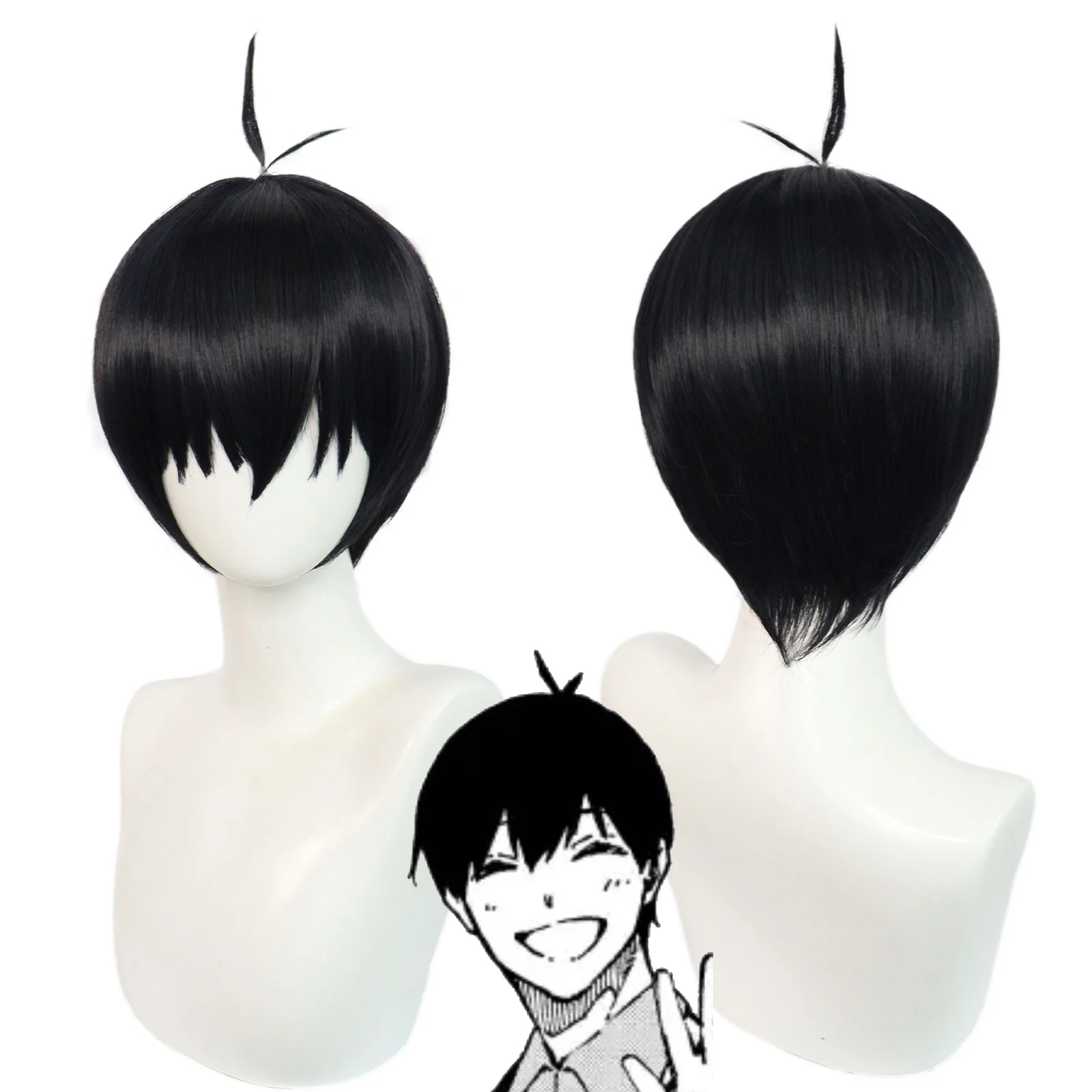 Disfraz de Isagi de Anime con cierre azul, disfraz de China, traje de ...