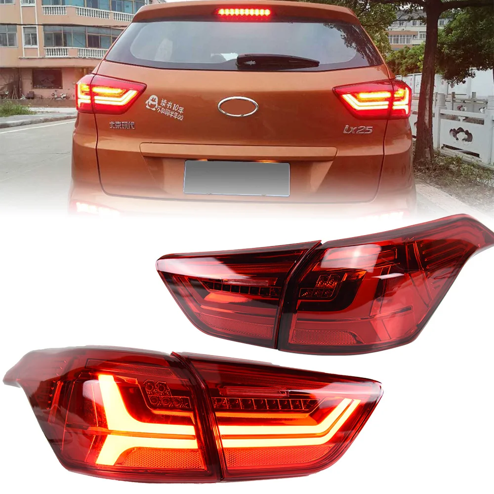 Tail Light For IX25 LED 2014-2018 автомобильные товары Rear Lamp Hella LED Lights Car ...
