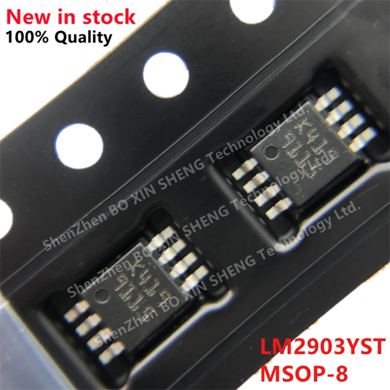 10PCS LM2903YST Marking K419 MSOP-8 Comparator IC