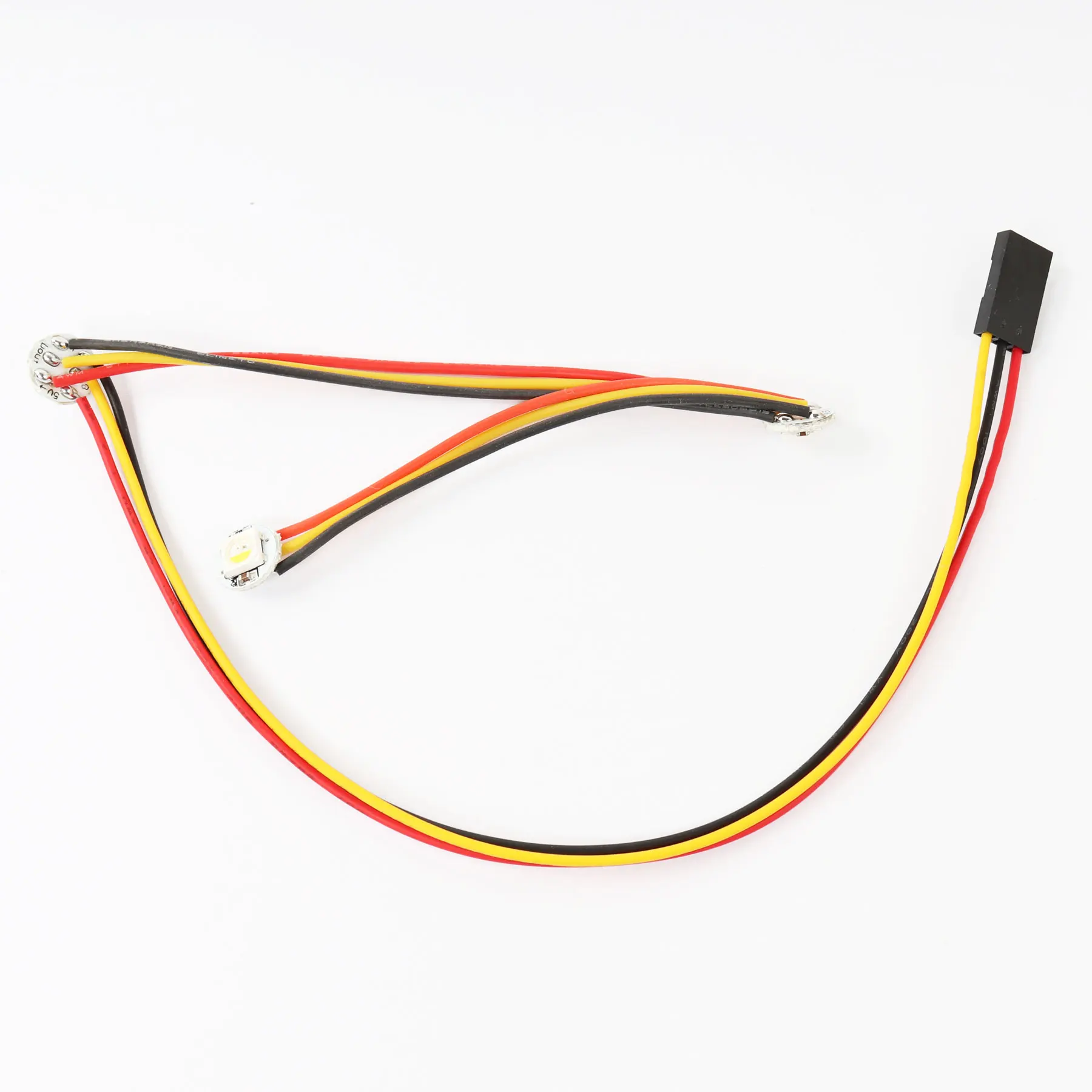 NeoPixel RGBW Mini Button PCB 30AWG PTFE Cables Silicone wire SLA Resin ...