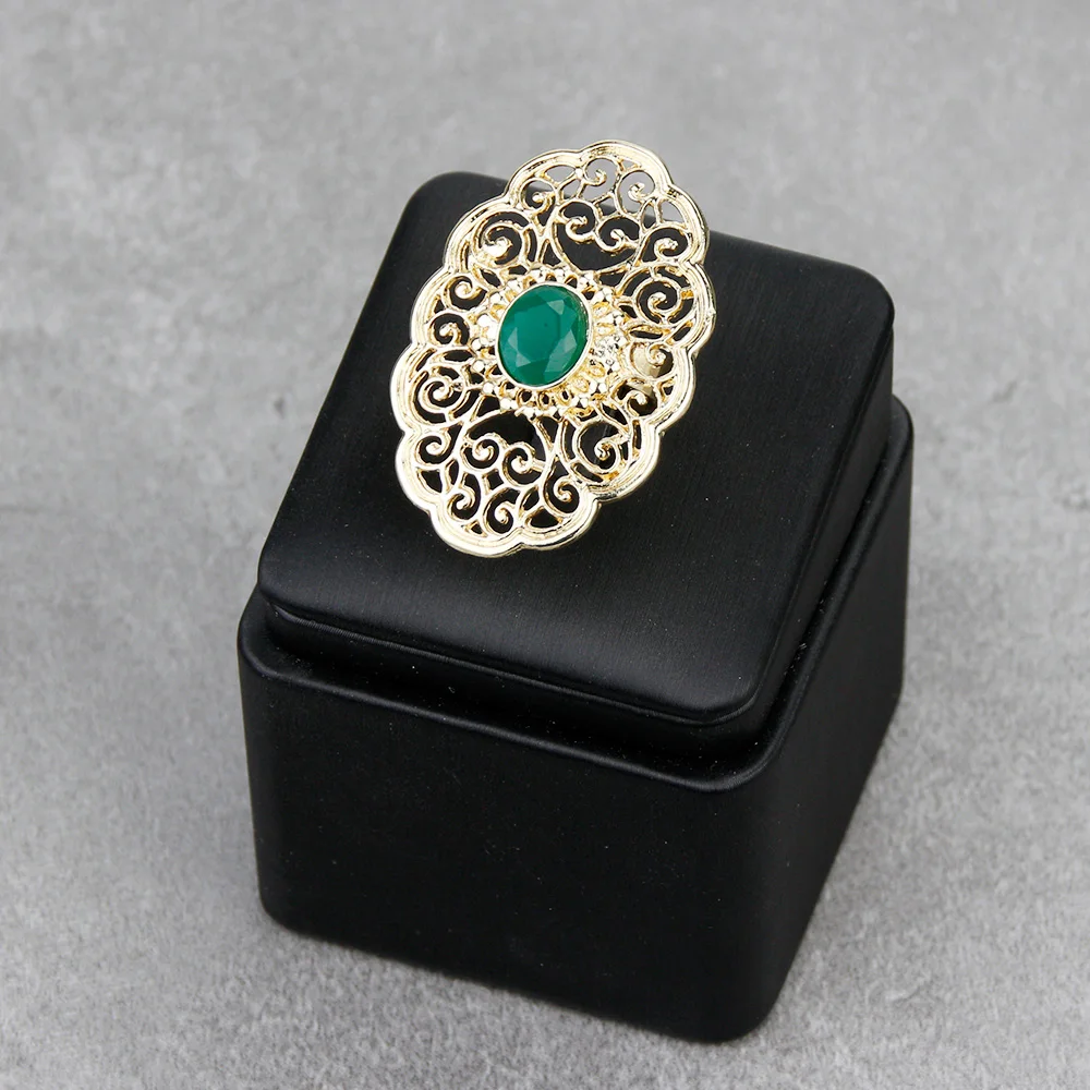 Sunspicems-Gold-Color-Algeria-Morocco-Ring-Hollow-Arabesque-Women-Bride ...