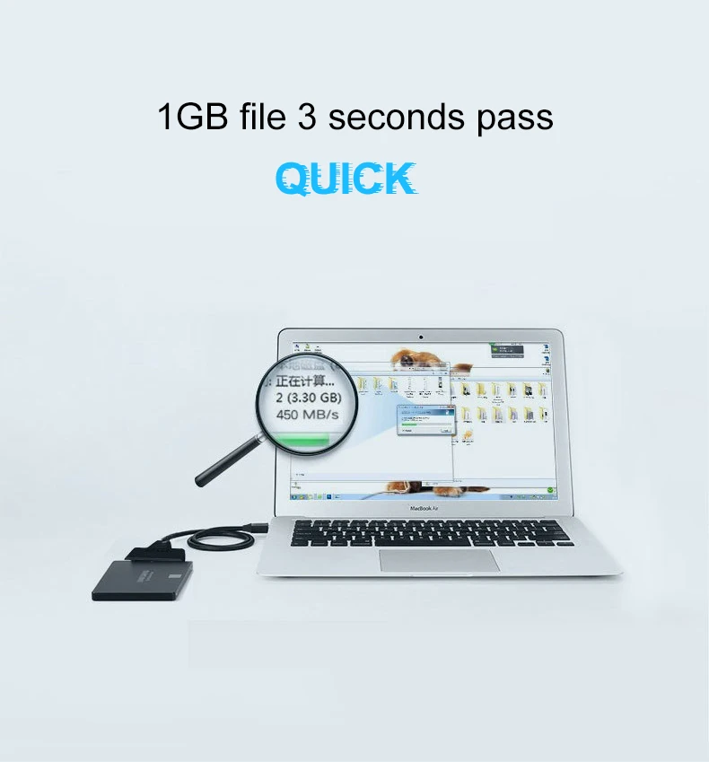 Generic Easy Drive Line Usb 3.0 To Sata With Dc Power Supply Port ...