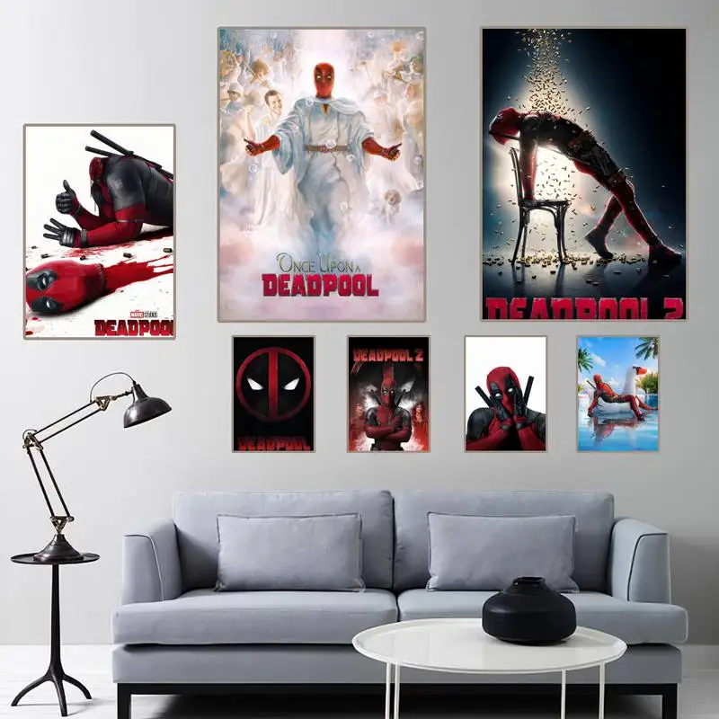 Movie D-Deadpool Funny Hero POSTER Canvas Painting Pictures Home Decor