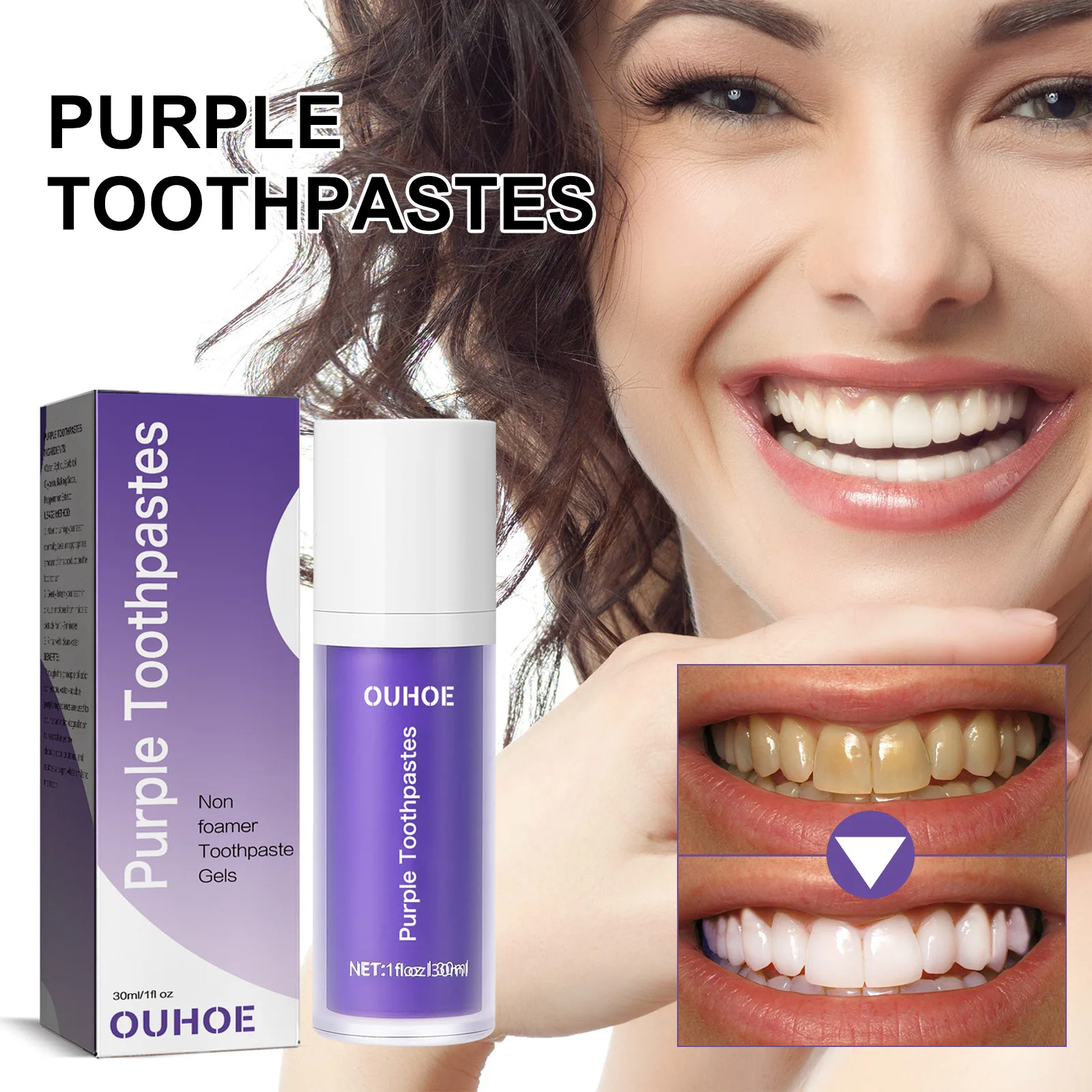 Purple-Toothpaste-Colour-Corrector-Teeth-Effective-Whitening-Teeth ...