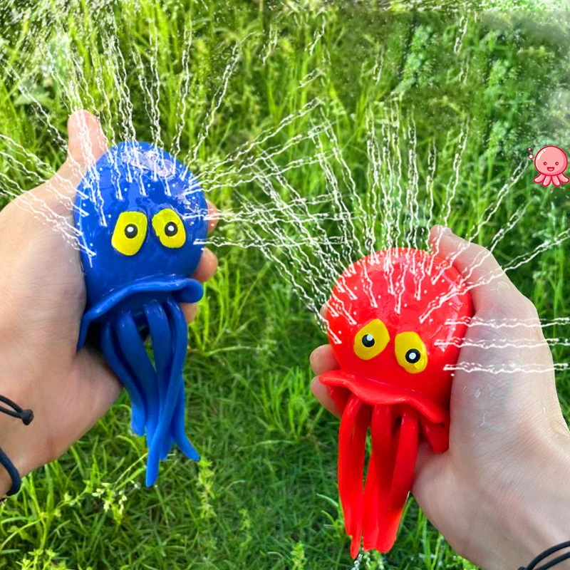 4-Colors-Sponge-Absorbent-Octopus-Baby-Bath-Toys-Squeezing-Stress ...