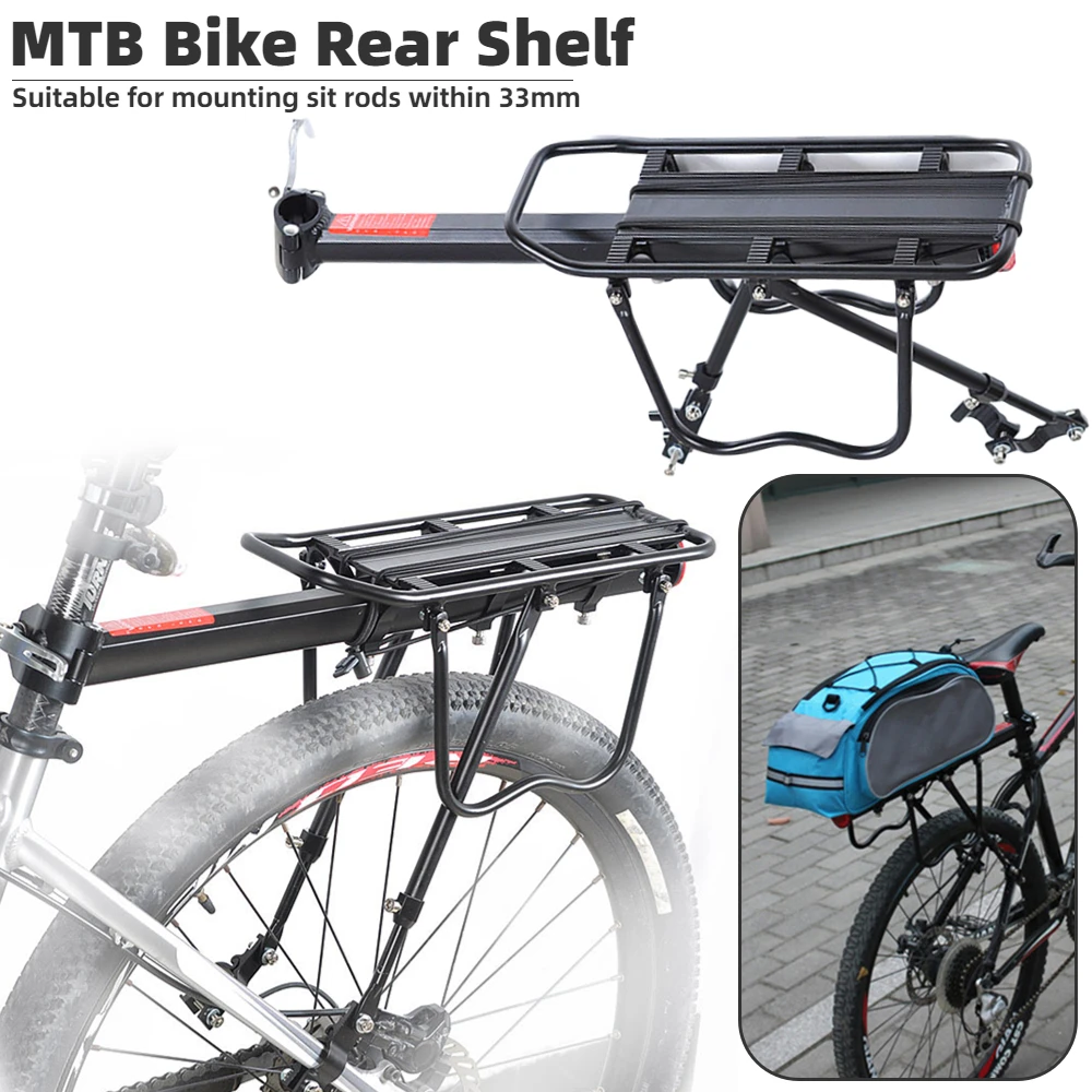 MTB-Bike-Rear-Shelf-Bracket-Bicycle-Rear-Seat-Luggage-Carrier-Cycling ...