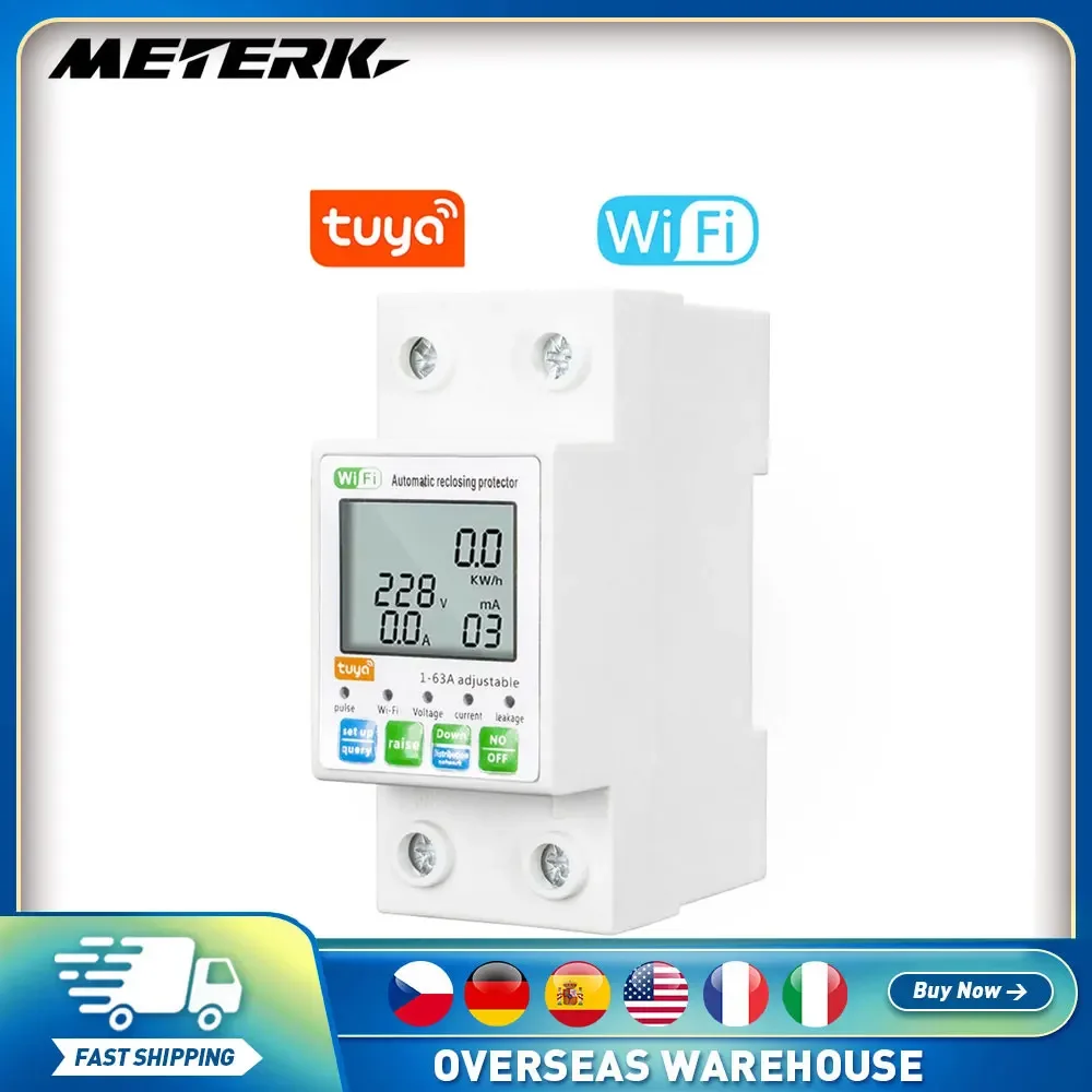 Tuya-WiFi-Intelligent-Automatic-Reclosing-Protector-Multifunctional ...