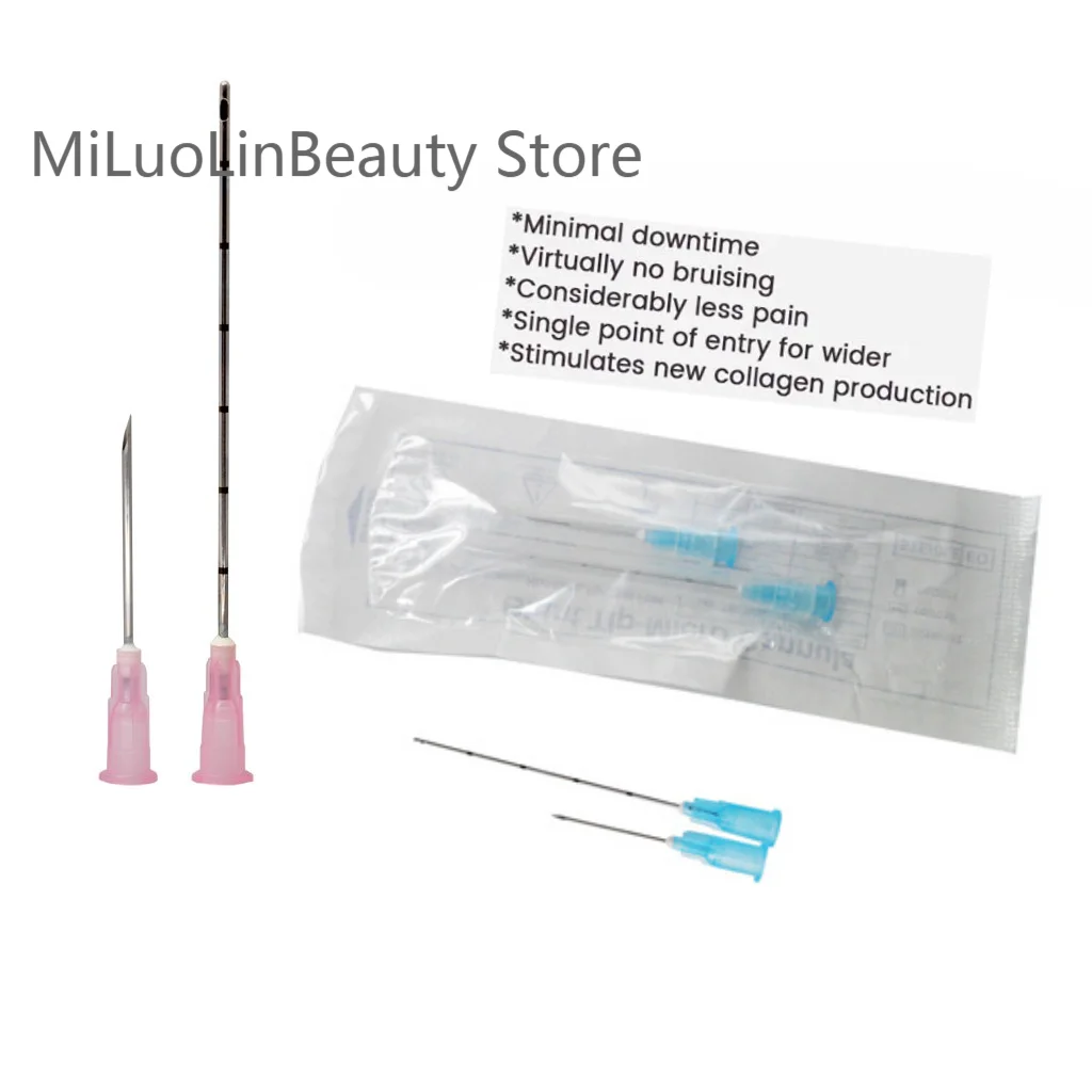 5PcsDisposable Fine Micro Cannula For Filler Injection 14G 18G 21G 22G ...