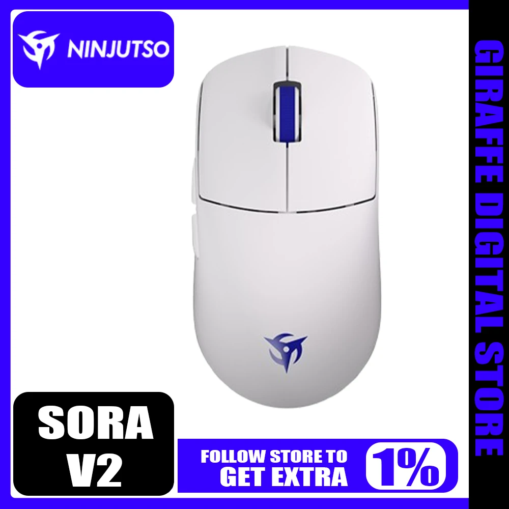 Ninjutso-Sora-V2-Wireless-Mouse-8k-Return-Esports-Mouse-Paw3395 ...