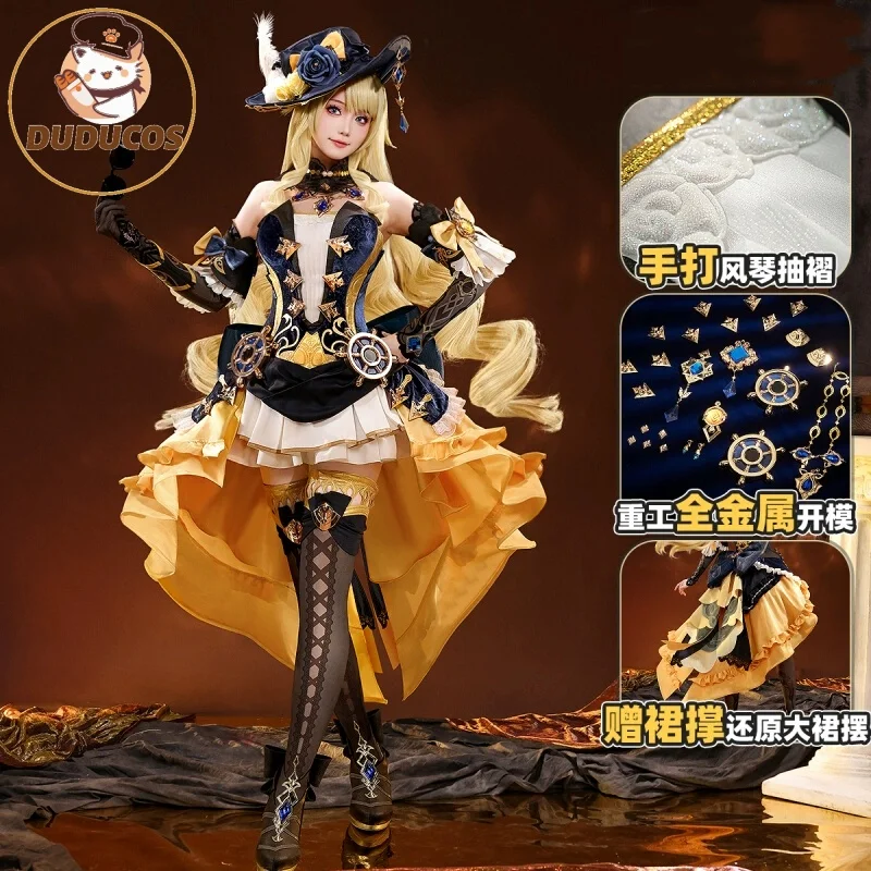 Em estoque navia cosplay traje jogo genshin impacto cosplay DUDU-SSSR ...