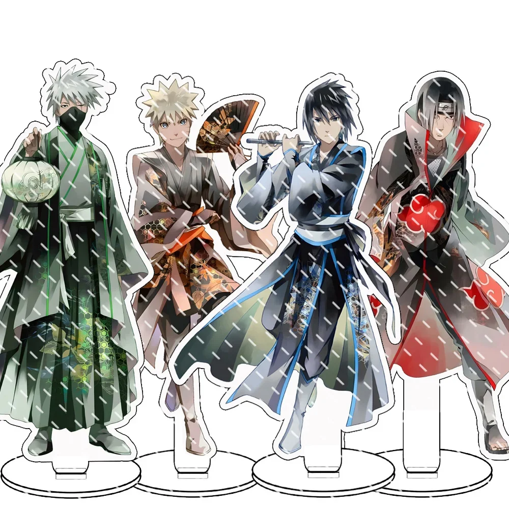 Anime Narutos Figure 15Cm Acrylic Stand Model Kakashi Uchiha Sasuke ...