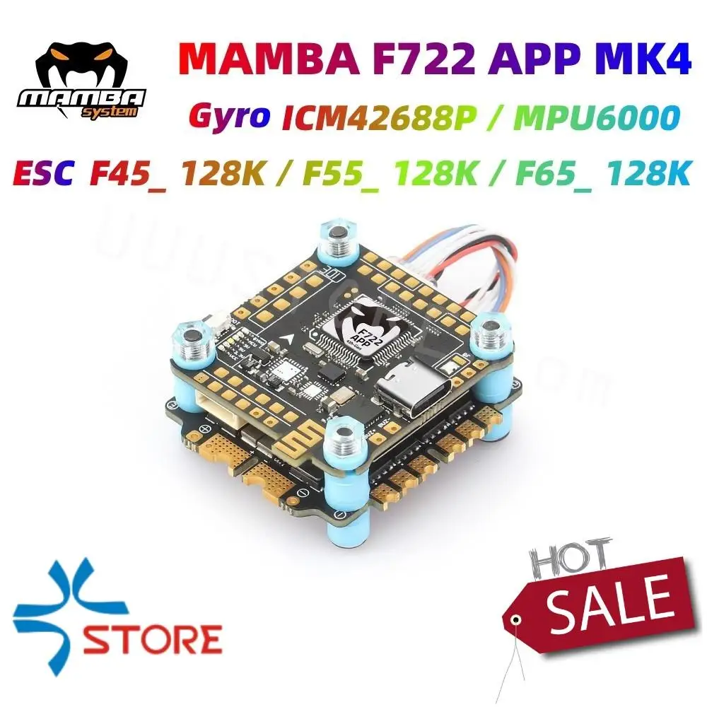 Diatone-MAMBA-F722-APP-MK4-icm4268p-MPU6000-WIFI-DJI-controlador-de ...