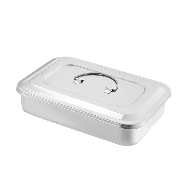 304 High Quality Thick Stainless Steel Sterilization Tray Box Square ...