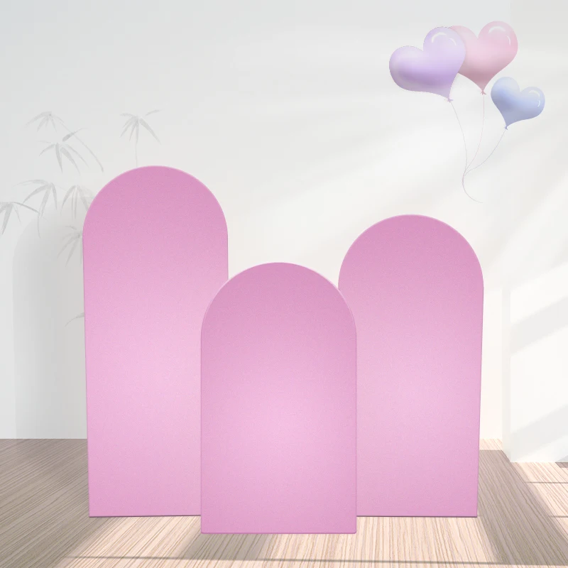 Arco personalizado backdrops fundo rosa branco festa de aniversário do ...