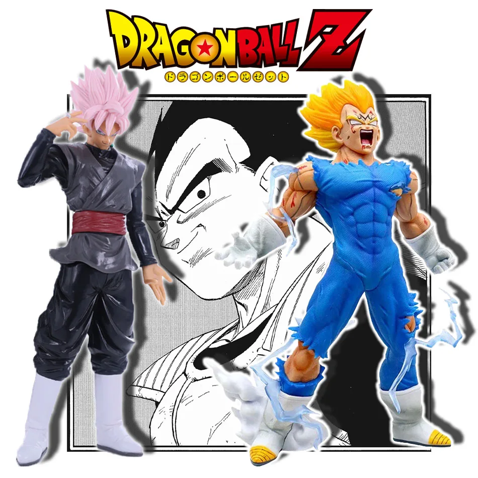 27-31cm-Anime-Dragon-Ball-Z-GK-Black-goku-action-figure-Magin-Vegeta ...