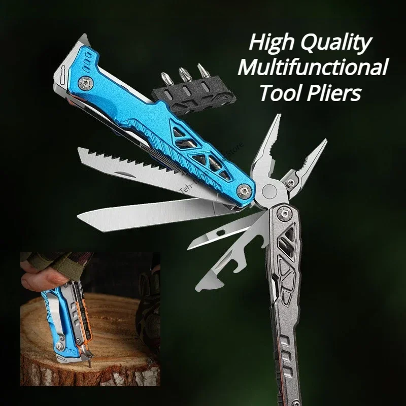 NEW Outdoor Multifunctional Tool Pliers Camping Portable Folding Pliers ...
