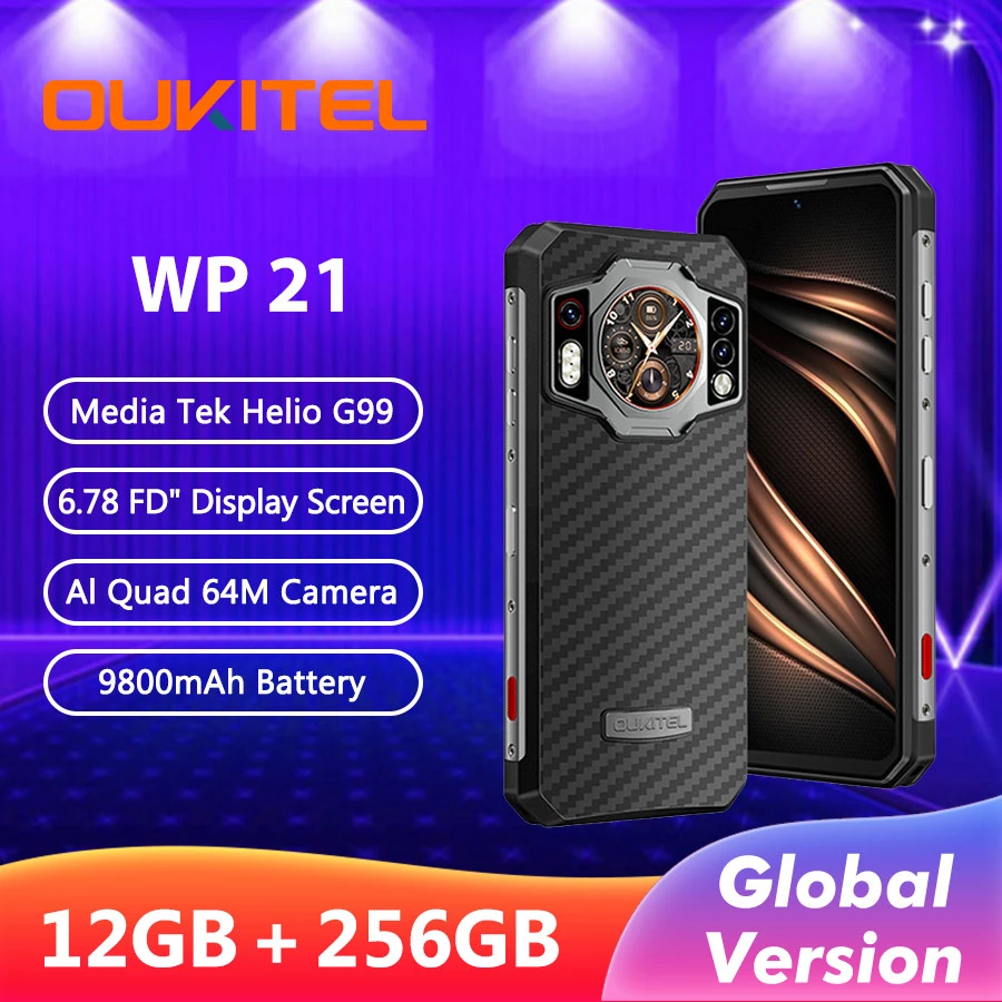 Global Oukitel WP21 Rugged Night Vision Smartphone Cell Phone Mobile ...