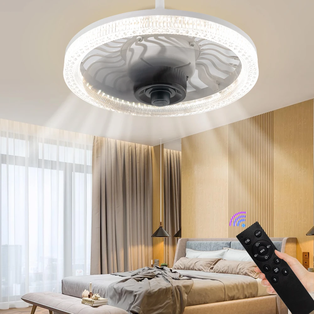 Smart-Remote-Control-Ceiling-Fan-with-LED-Lighting-Ceiling-Fan-with ...