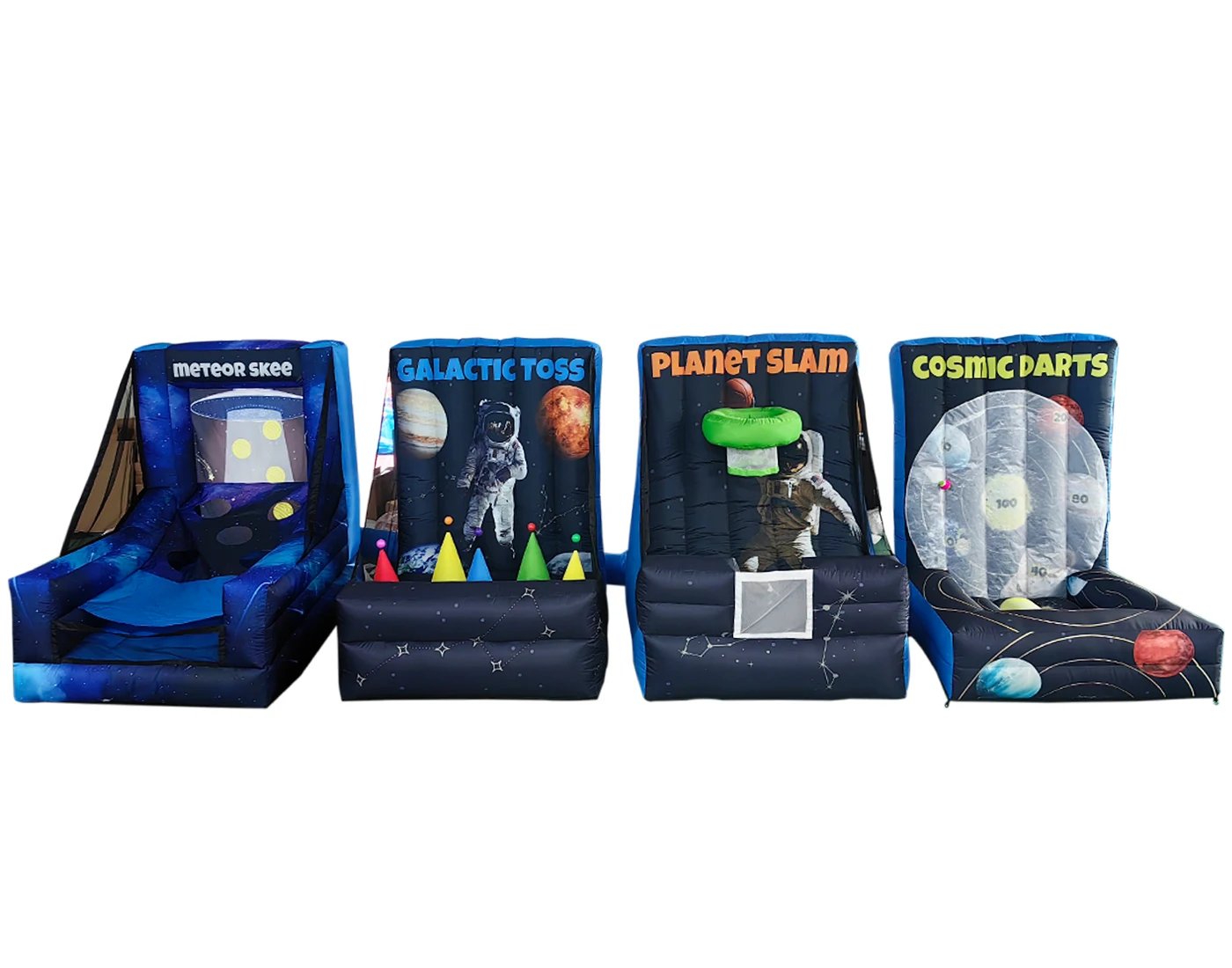 Space Planets Solar System Inflatable Ring Toss Game, Basketball Hoop ...