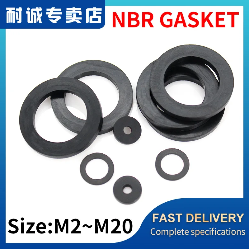NBR-rubber-gasket-screw-sealing-ring-waterproof-flat-gasket-high ...