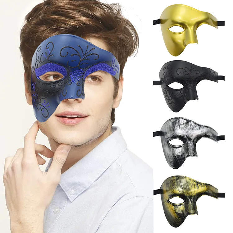 Masquerade-Cosplay-Masks-Fashion-Creative-Phantom-Half-Face-Mask-Carnival-Costume-Props ...