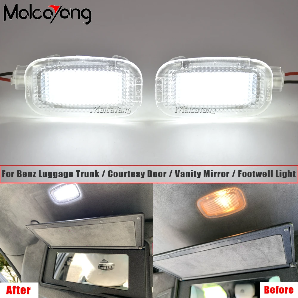 2x Led Luggage Compartment Interior Light Luggage Trunk Lamp For ...