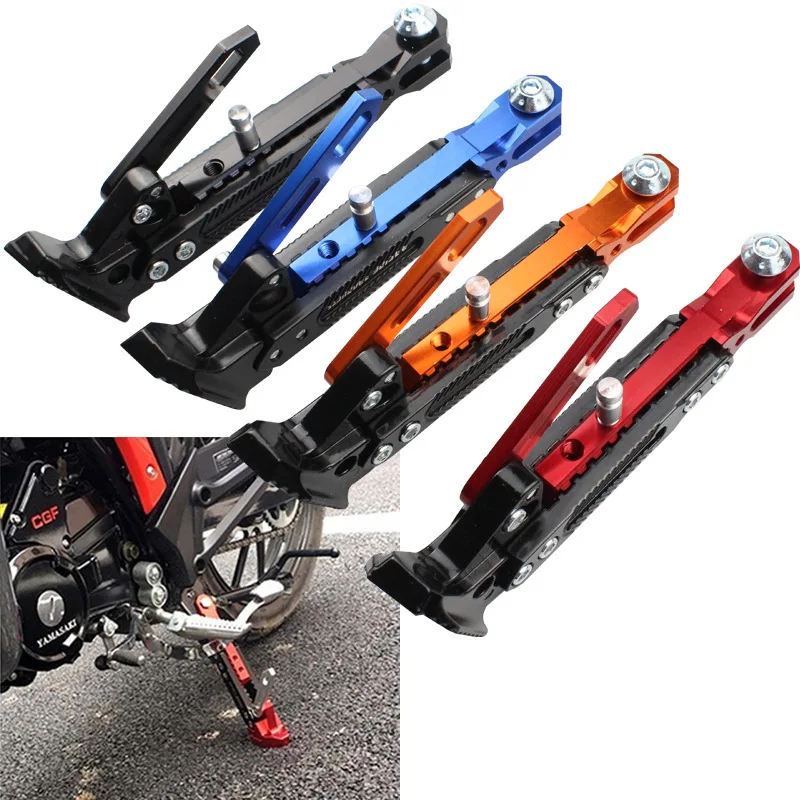 New-Motorcycle-Kickstand-Parking-Kick-Stand-Bracket-Foot-Side-Supportor ...