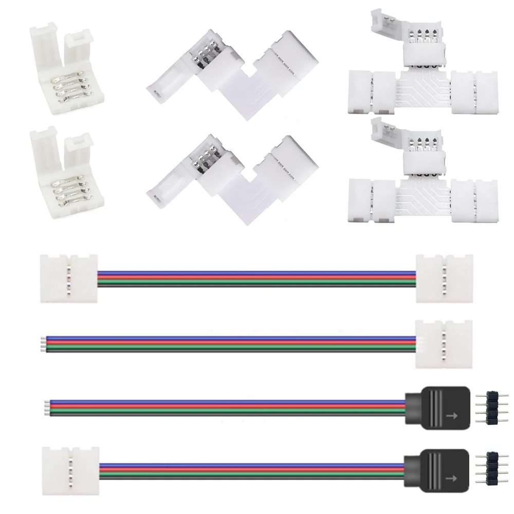 Led Strip Connectors Solder | Solder Rgb Strip Connector | Connector ...