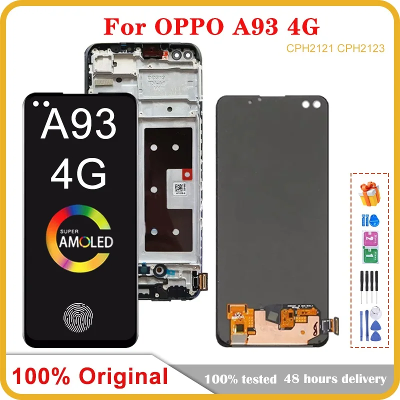 6-43-Original-AMOLED-For-Oppo-A93-4G-LCD-Display-Touch-Screen-Digitizer ...