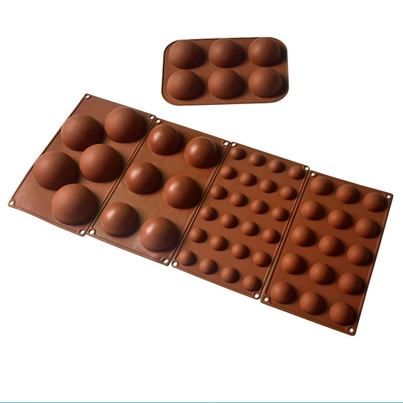 Chocolate Mold Silicone Mold Diy Baking Pudding Mousse Chocolate Cake ...