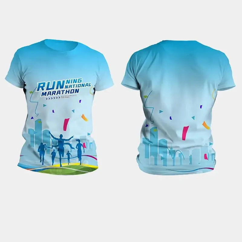 Running-Sports-3d-Printing-Summer-Unisex-Short-Sleeve-T-Shirt-Fitness ...