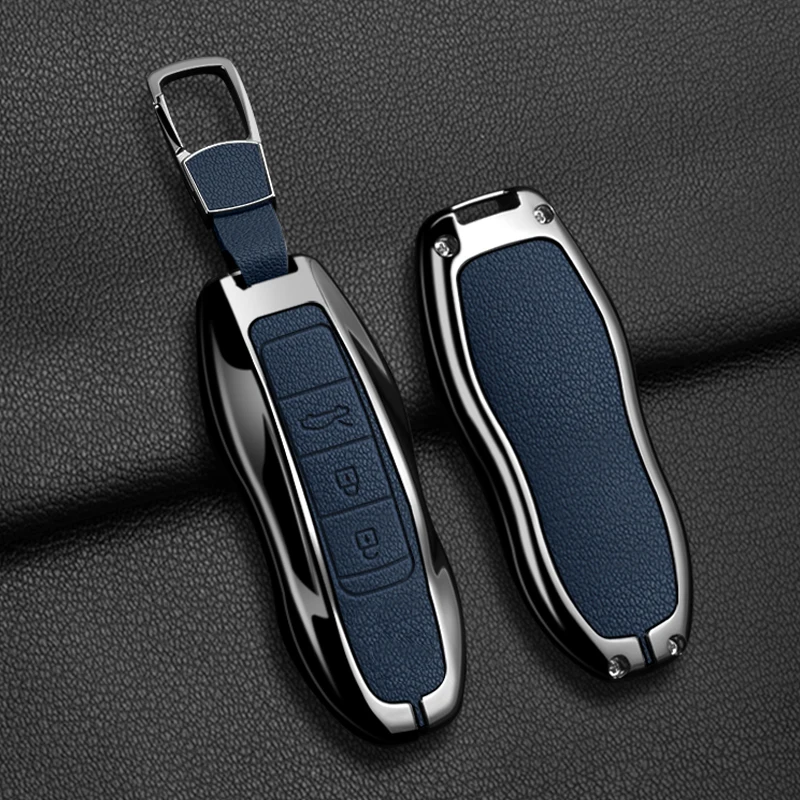 Metal Car Key Case Cover For Porsche Cayenne 958 911 Lepin 996 Macan ...