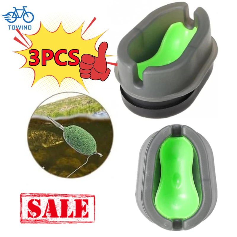 3/2/1PC Carp Fishing Feeder Mold Fishing Inline Feeders Baiting Tool ...