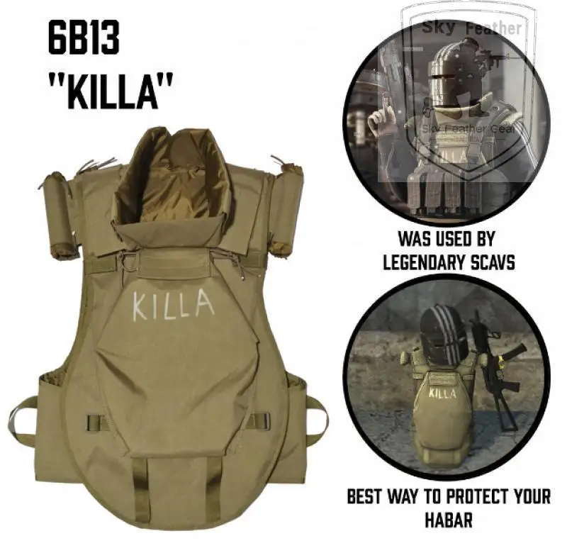 Juego-militar-ruso-perif-rico-mismo-6B13-killa-Bodyarmor-Nylon-500D ...