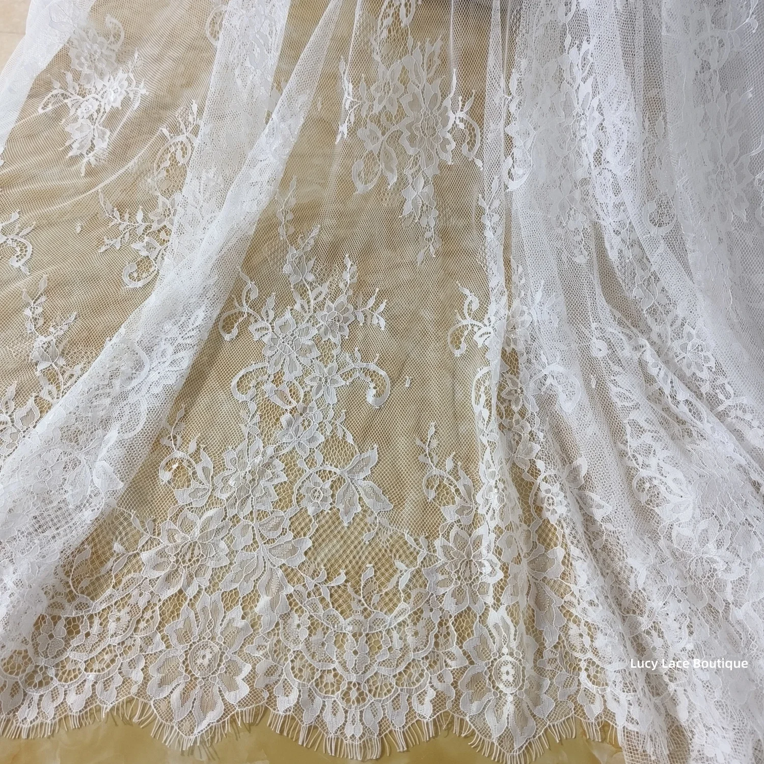 Encaje-franc-s-a-precio-especial-tela-de-encaje-Chantilly-de-150cm-de ...