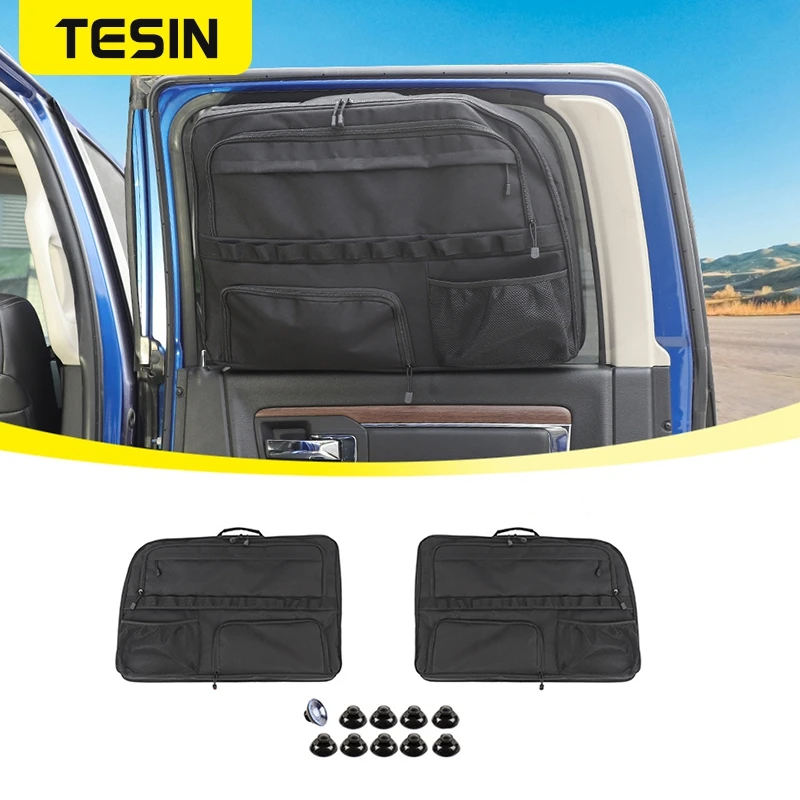 TESIN-Car-Rear-Window-Storage-Bag-For-Dodge-Ram-2010-2017-For-Chevy ...