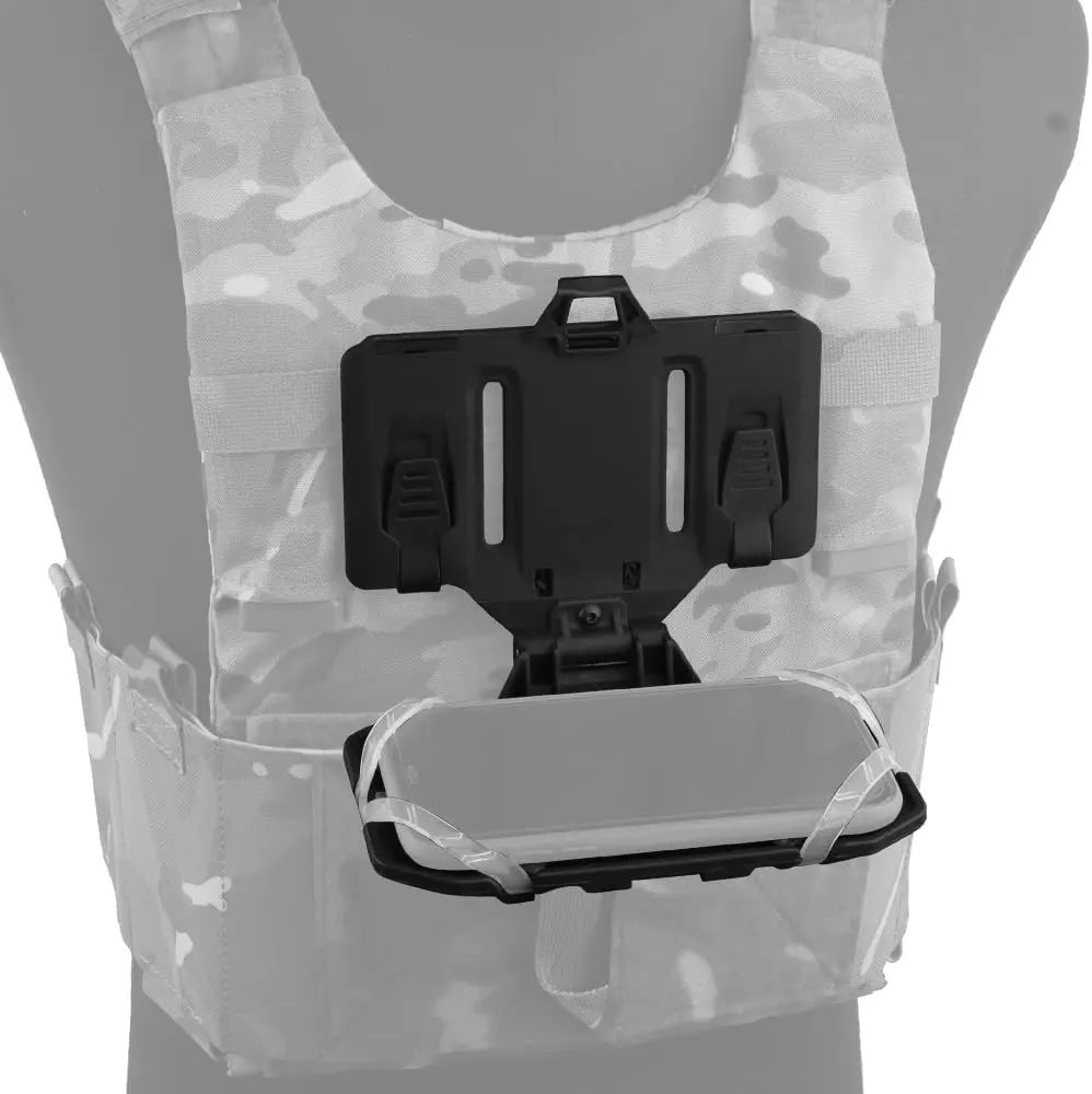 Vest Chest Cell Phone Carrier Universal Foldable Army Cell Phone Holder ...