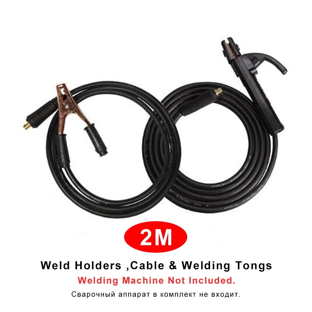 RDDSPON Mini Arc Welding Machine Weld Holders Cable & Welding Tongs 2m ...