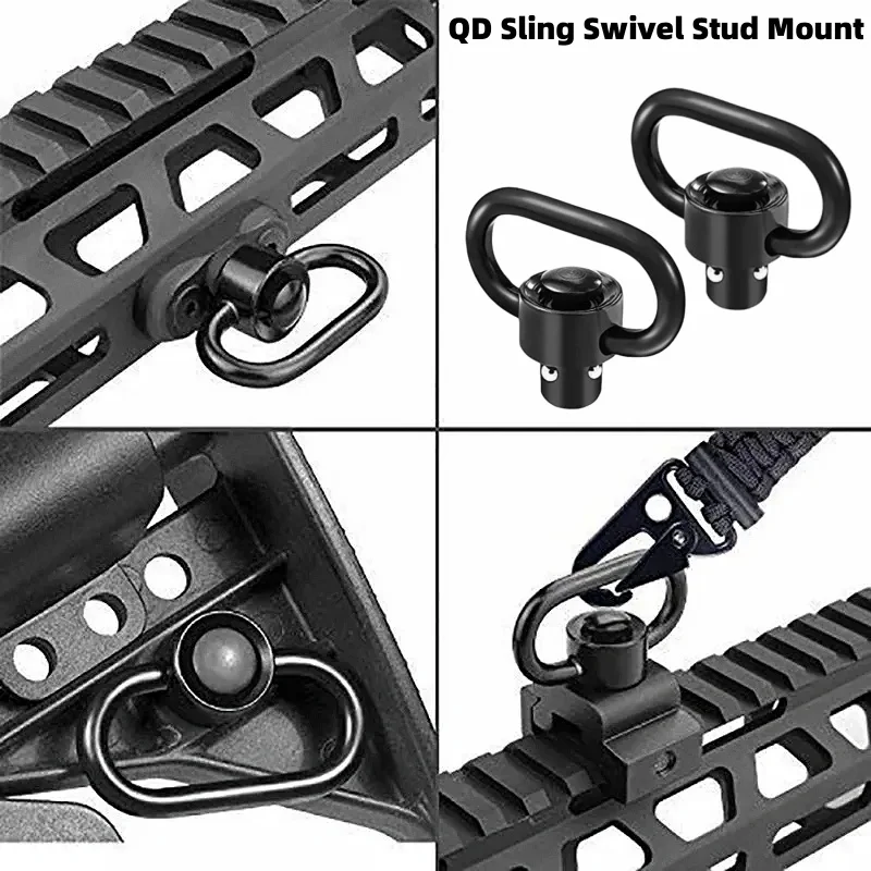 1-2PCS-Quick-Detach-Release-Mount-QD-Sling-Swivel-Stud-Mount-Adapters ...