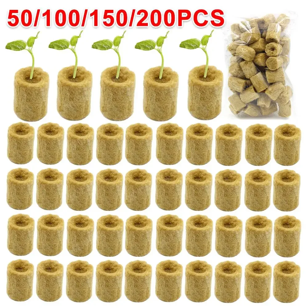 50-100-150-200pcs-Planting-Sponge-Grow-Sponge-Seed-Seedling-Grow-Plug ...