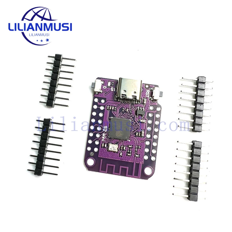 SP32-S2-Mini-V1-0-0-LOLIN-WIFI-IOT-Board-based-ESP32-S2FN4R2-ESP32-S2 ...