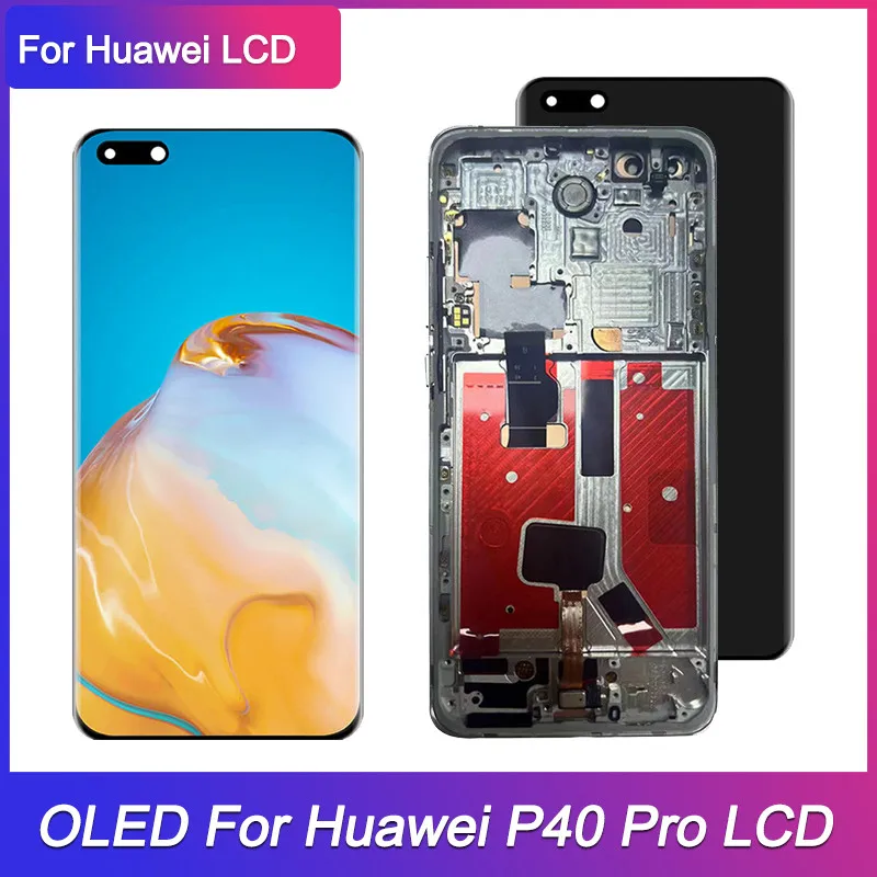OLED-For-Huawei-P40-Pro-P40Pro-ELS-NX9-ELS-N04-LCD-Display-Touch-Screen ...