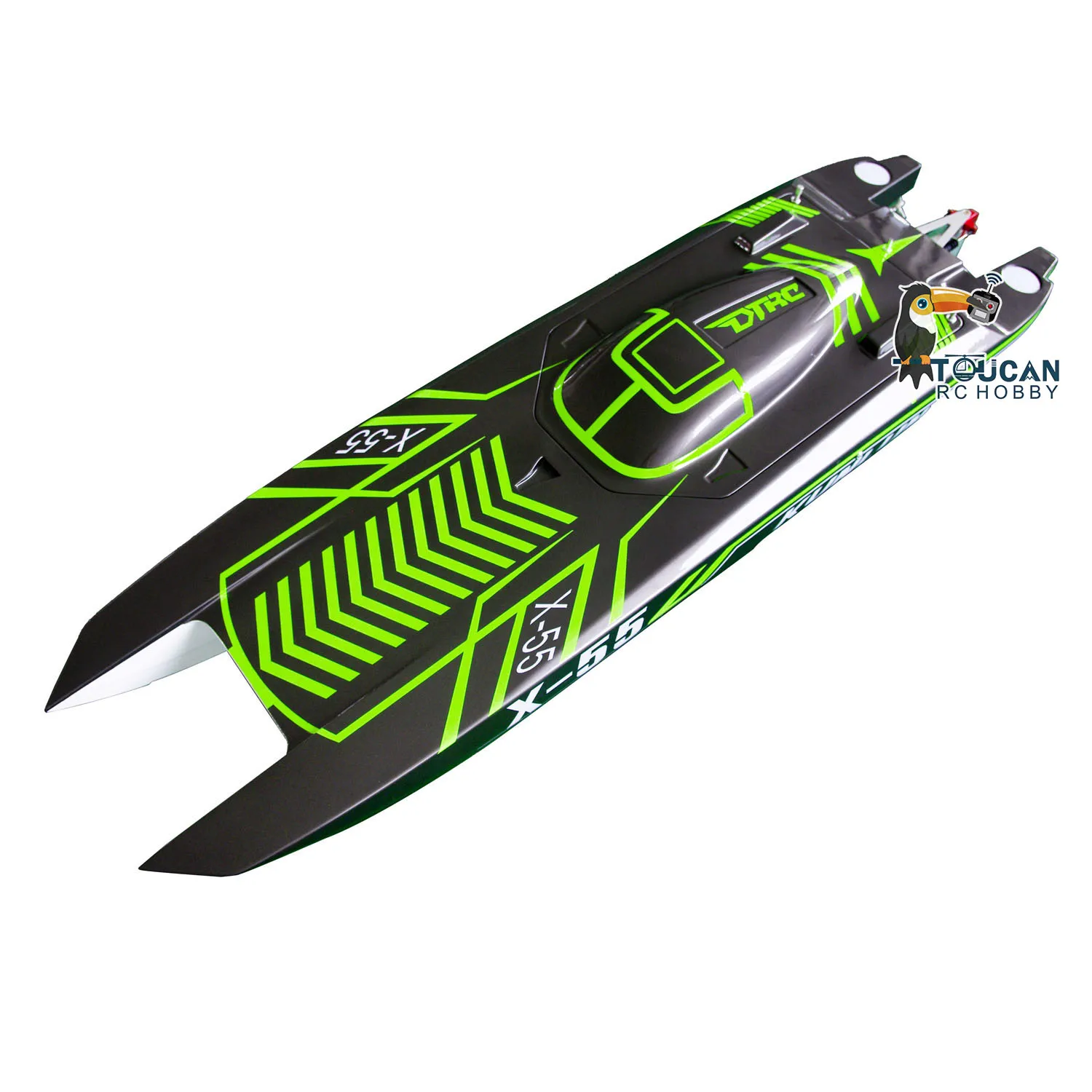 Toys-Remote-Control-High-speed-Racing-Boats-130km-h-DTRC-X55-Waterproof ...