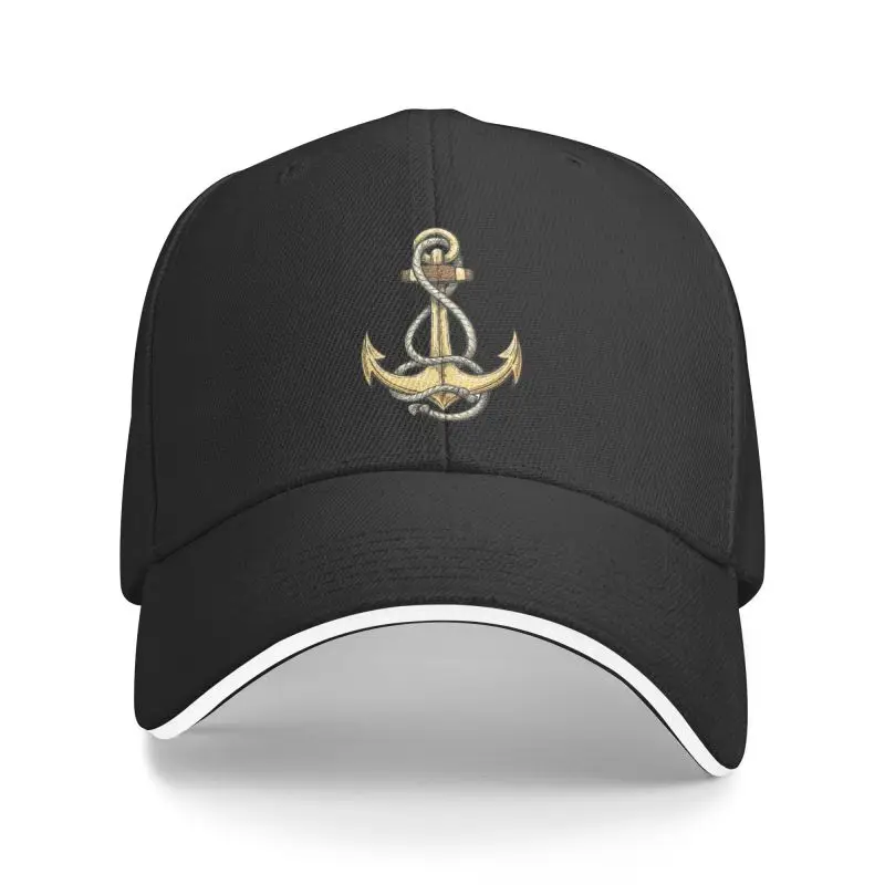 Custom-Nautical-Anchor-Baseball-Cap-Hip-Hop-Men-Women-s-Adjustable ...